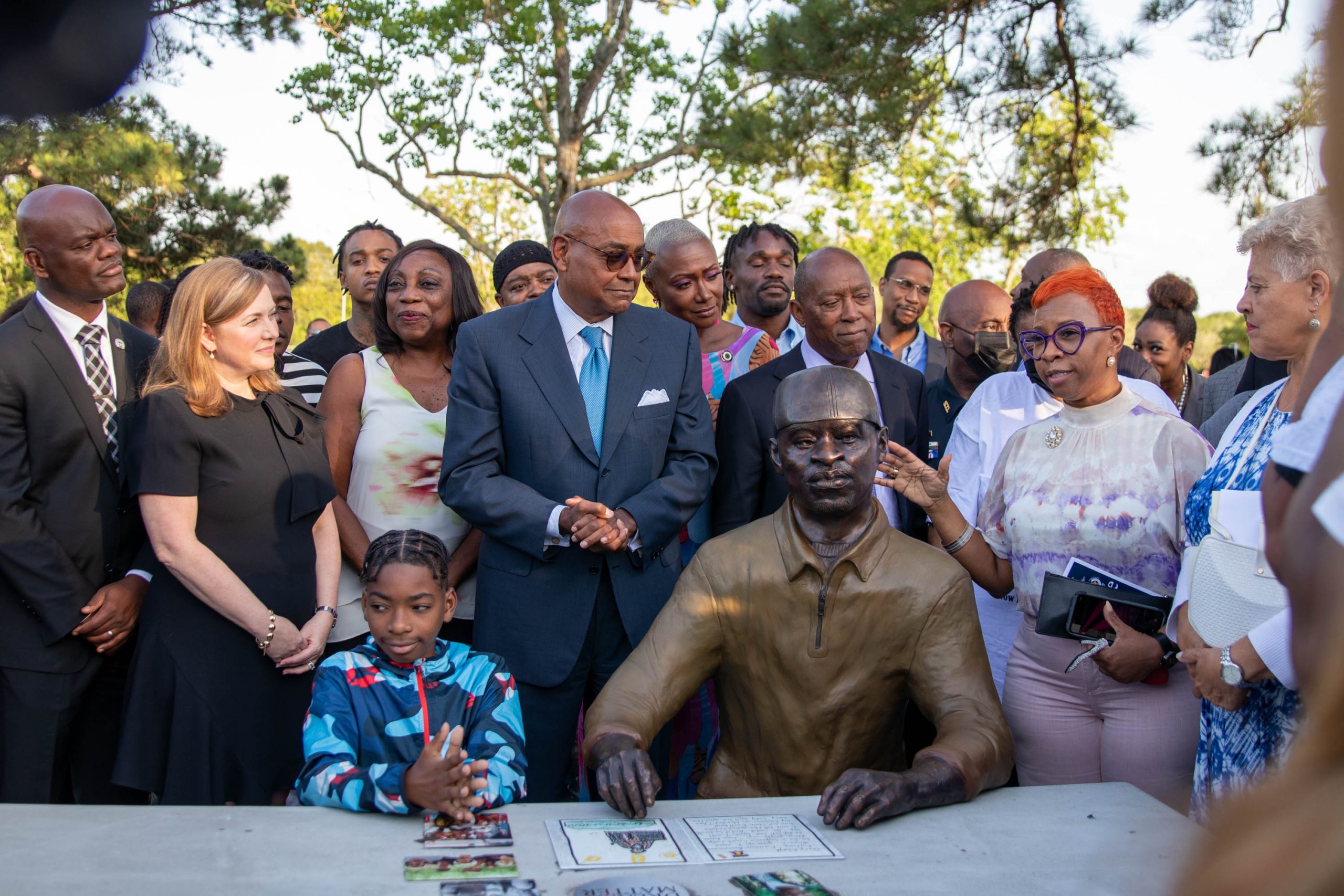 George Floyd family appreciative of 'Conversations with George' statue ...