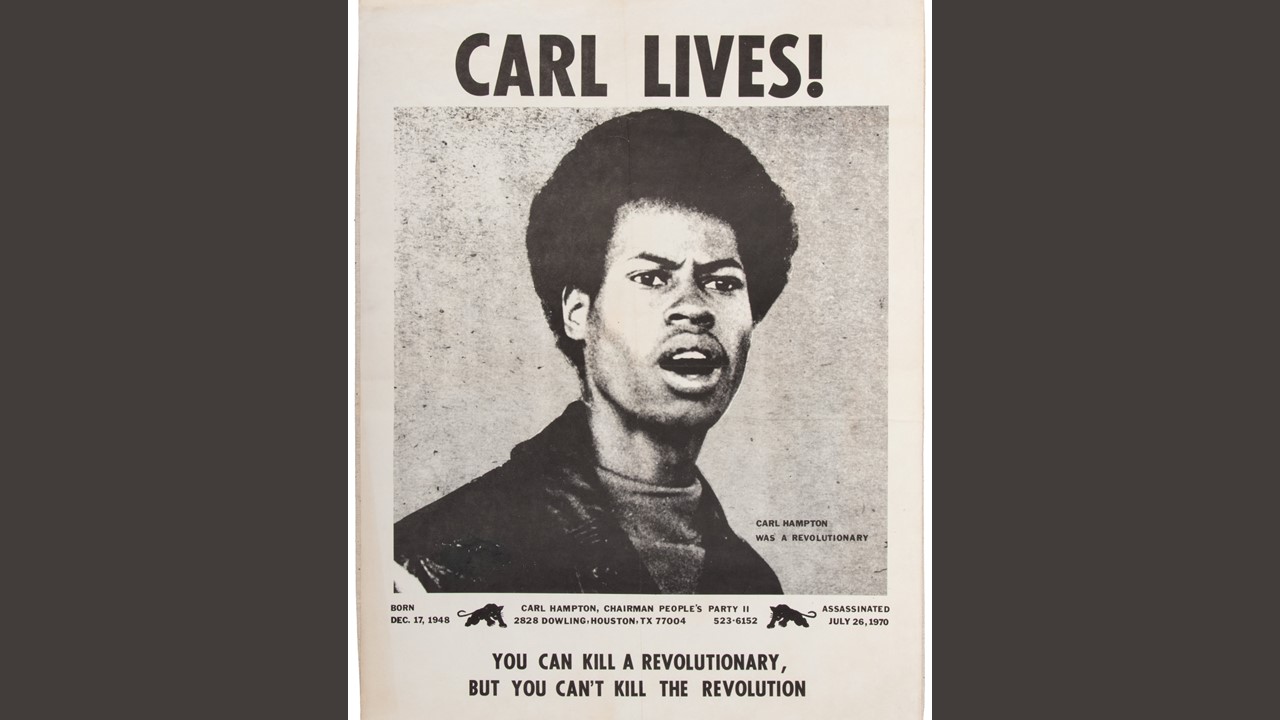 Carl Hampton Day, Sat July 23: 52 yrs since his assassination ...