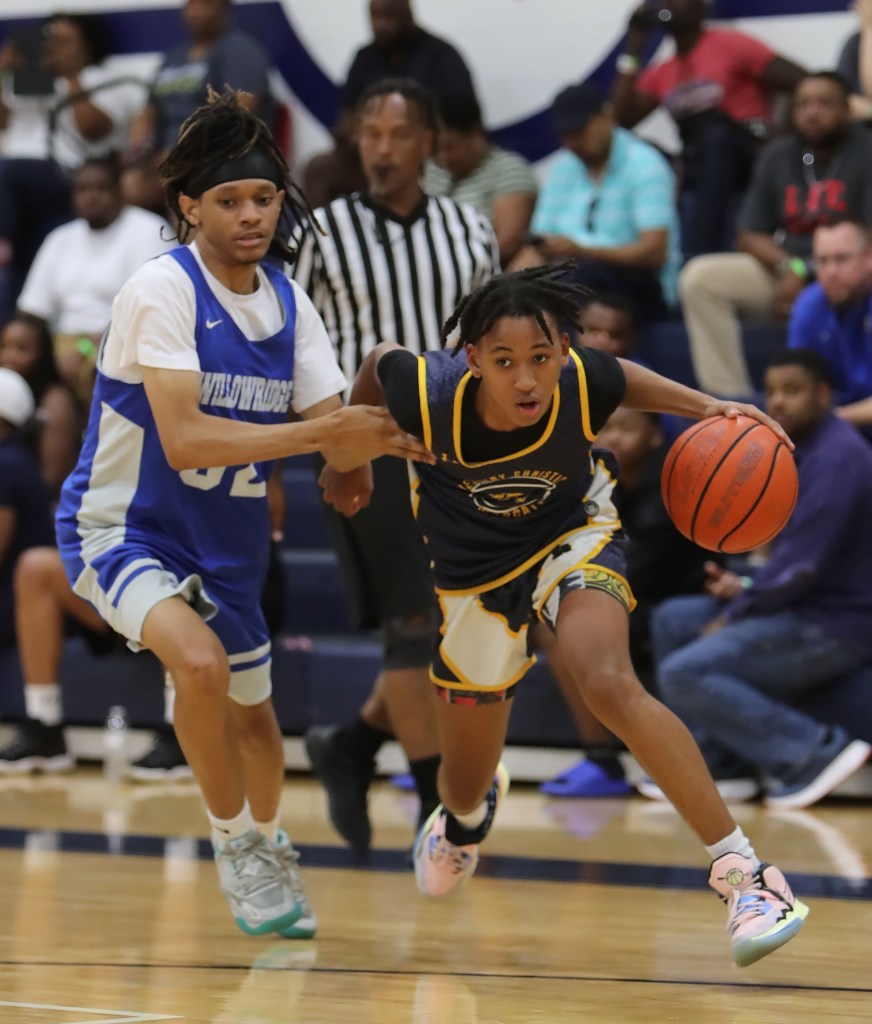 Amir Thomas leads Westbury Christian during off-season