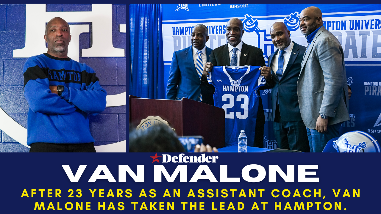 Van Malone steps in as new Hampton football coach - DefenderNetwork.com